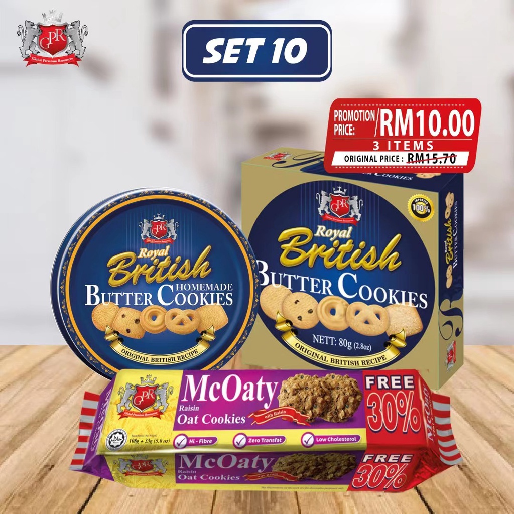GPR Gift Premium Cookies Birthday Goodies Gift Set 3 in 1 | Shopee Malaysia