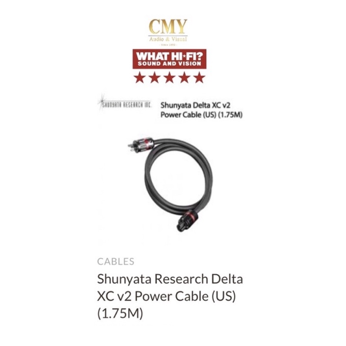 Shunyata Research Delta XC v2 Power Cable (US) (1.75M) | Shopee Malaysia