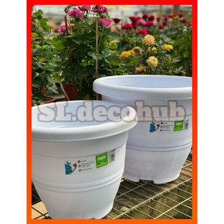 PASU PROMOTION @ Baba EG Series Flower Pot *EG-260 & EG-310* (WHITE ...