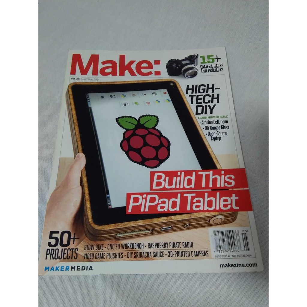 Make Magazine Vol. 38 Build this Pipad Raspberry Pi RaspberryPi Raspi ... Make Magazine Vol. 38 Build this Pipad Raspberry Pi RaspberryPi Raspi ...