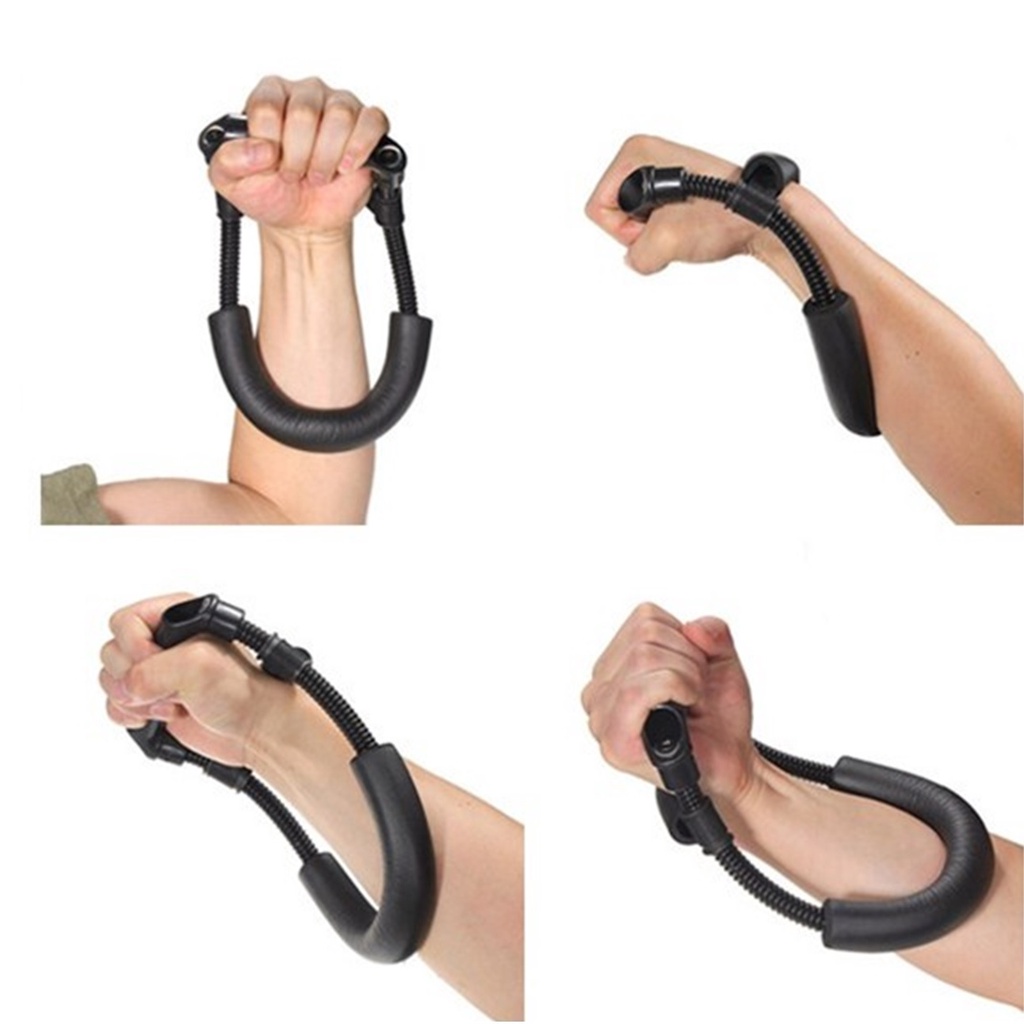Spring Wrist Hand Forearm Power Grip Muscle Strength Exerciser GYM ...