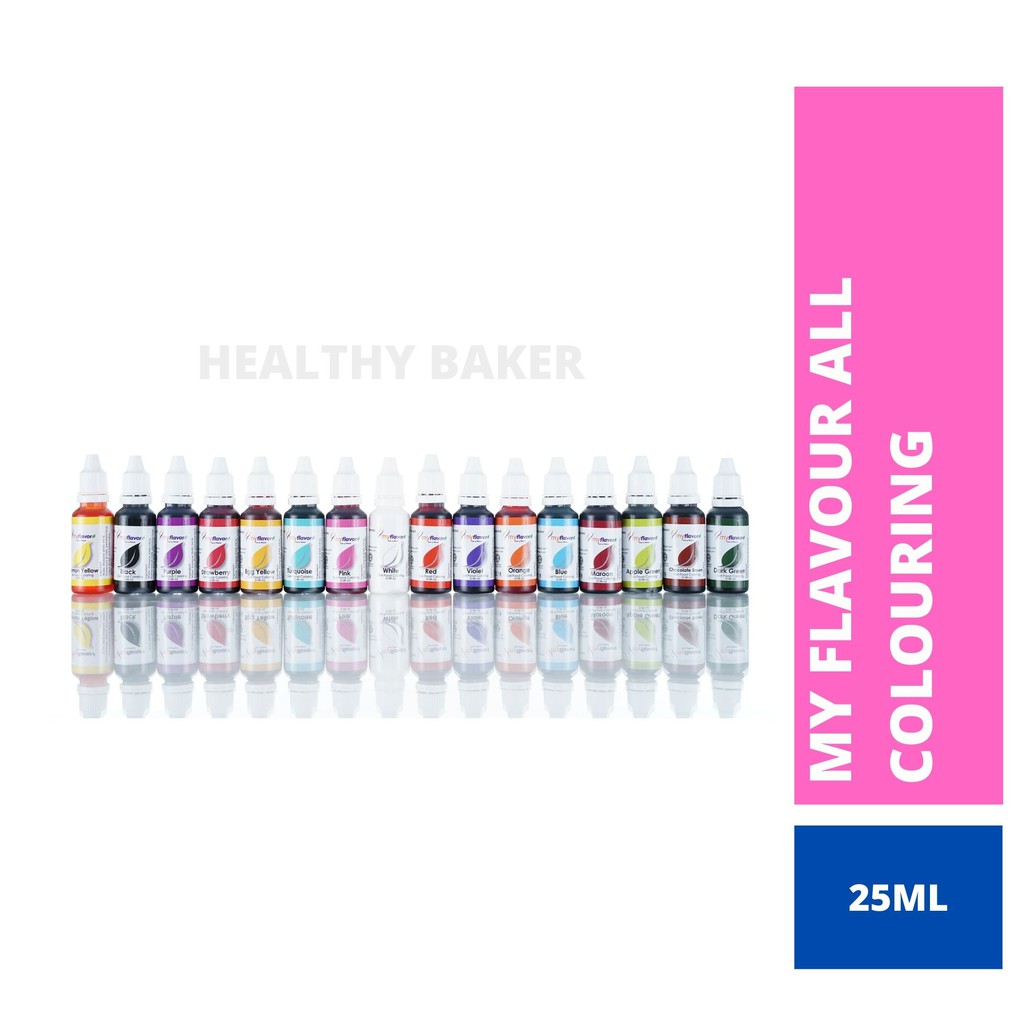 My Flavor Gel Food Colouring / My Flavour Individual Colour 25g / Halal ...
