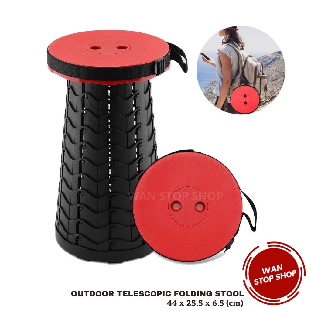 Easy to Carry, Telescopic Portable Stool, Expandable Stool, For Camping ...