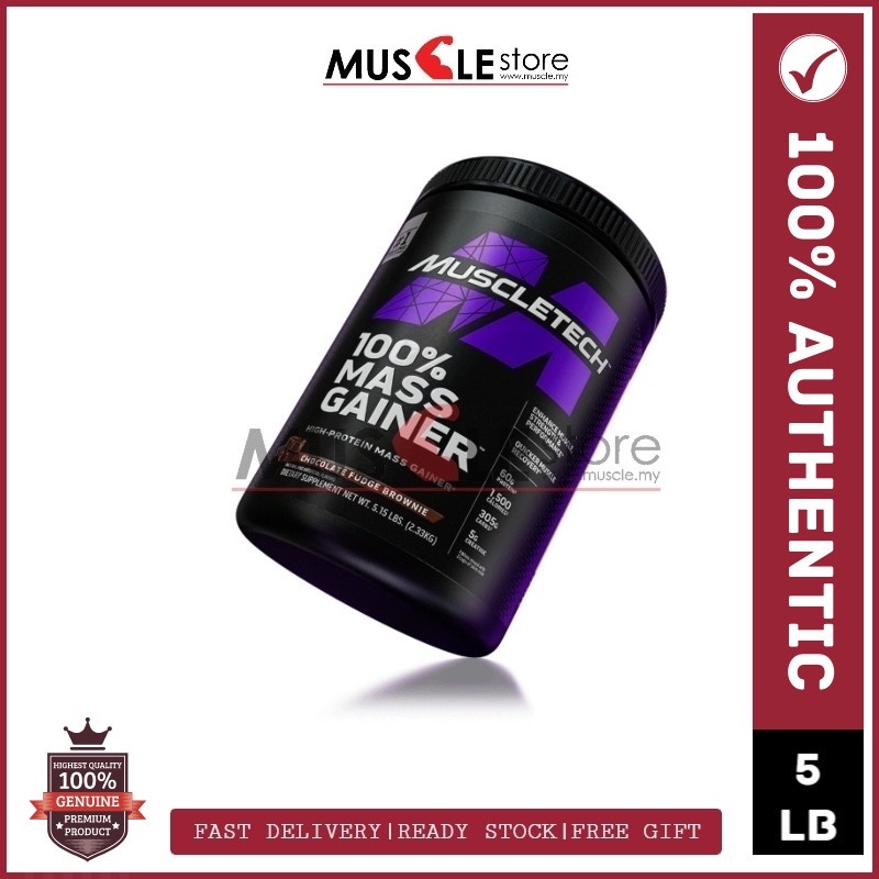 MuscleTech Pro Series Mass Gainer Protein 5lb Chocolate Fudge Brownie ...