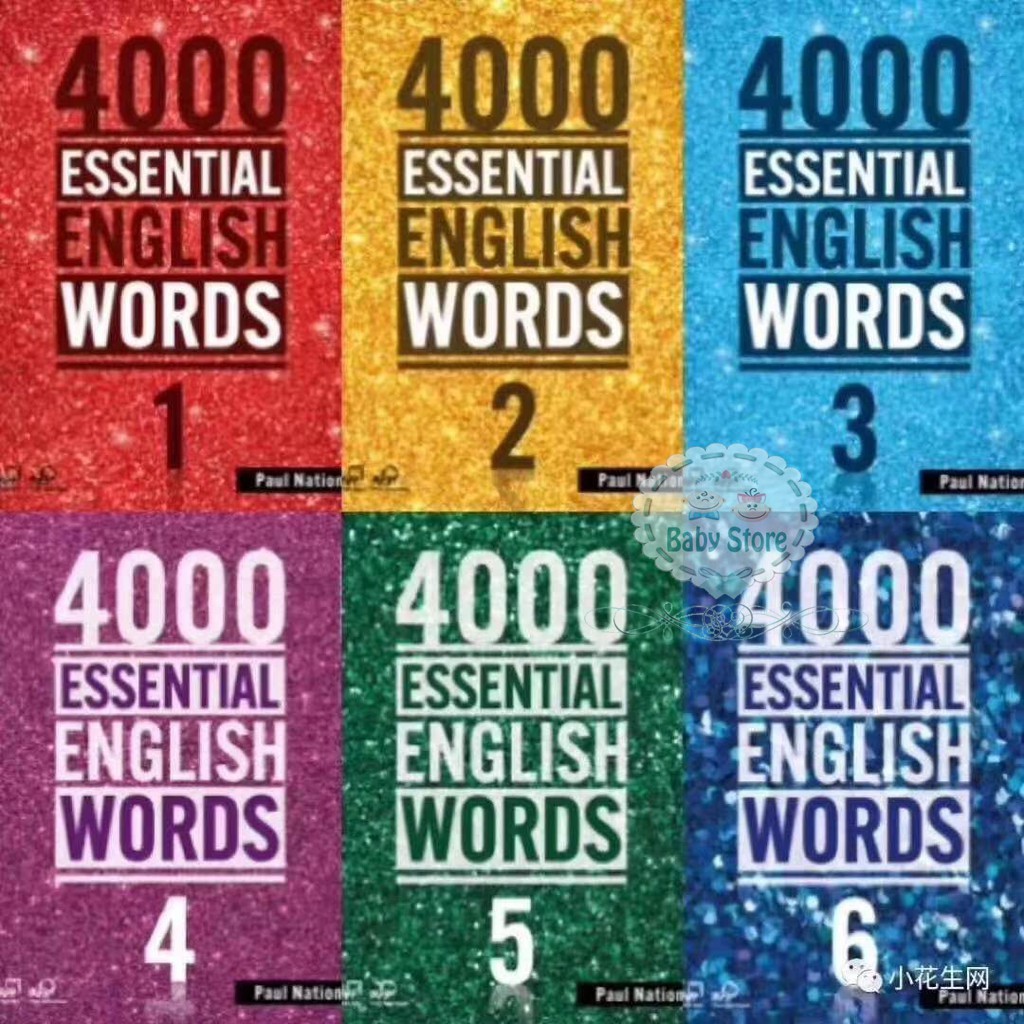 4000 Essential English Words - Books 1-6 | Shopee Malaysia
