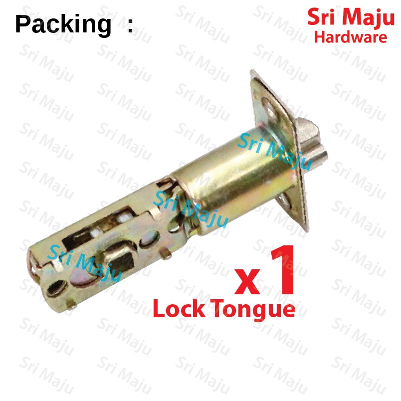 Spot MAJU Tubular Door Lock Tongue Spring Latch Adjustable Backset Part ...