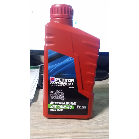 PETRON 4T RIDER MULTI-GRADE MOTORCYCLE ENGINE OIL SR200 (SAE 20W-40 ...