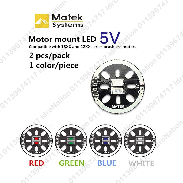 Matek X2/5V LED Motor Race Drone QAV 250 210 QAV250 Nighthawk 18XX 22XX ...
