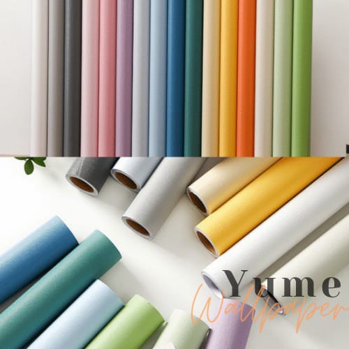 Plain WALLPAPER Color / WALPAPER Stickers Cabinet / Wall / Plain ...