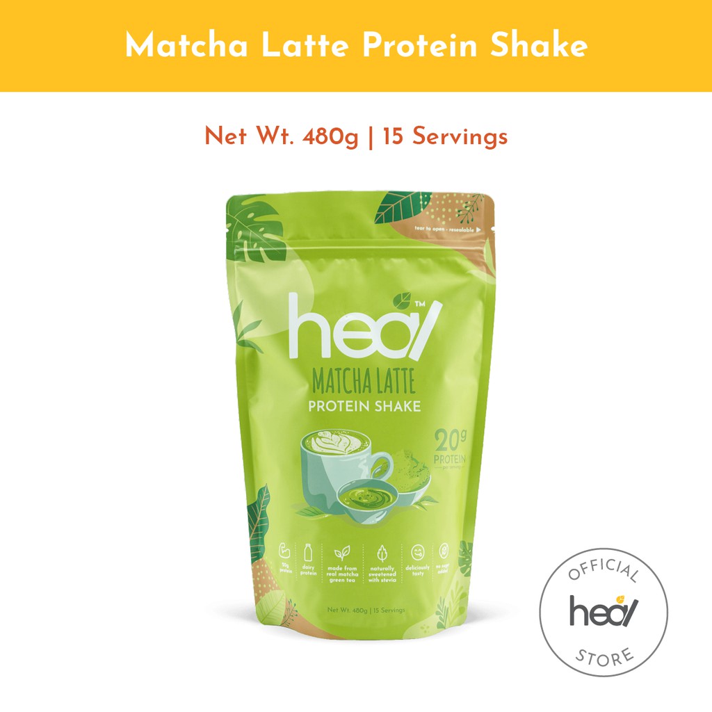 Heal Protein Shake Powder Pack Whey Protein/Pea Protein/Plant Based ...