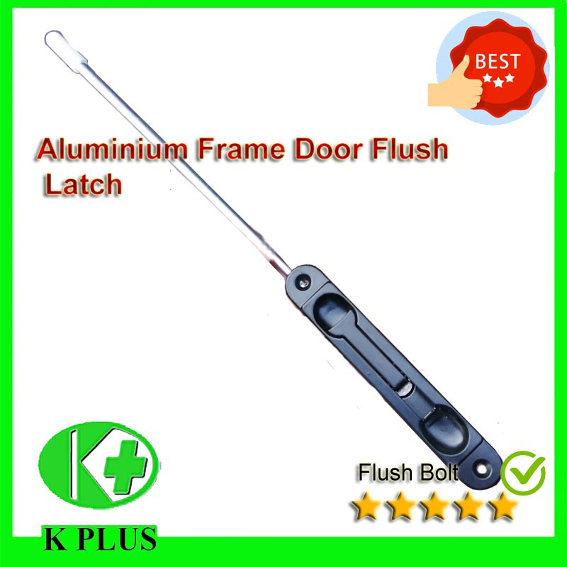 Aluminium door flush latch Slide Bolt Lock Security Door Guard Lever ...