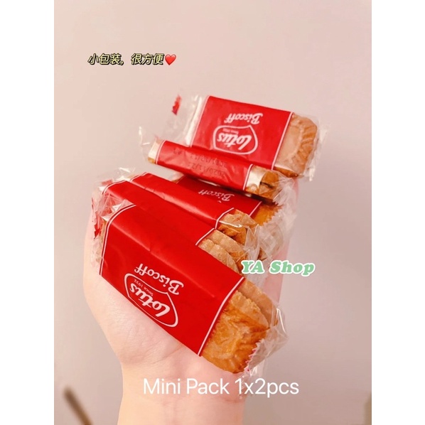 Lotus Biscoff Biscuits Mini Pack (1x2pcs) | Shopee Malaysia