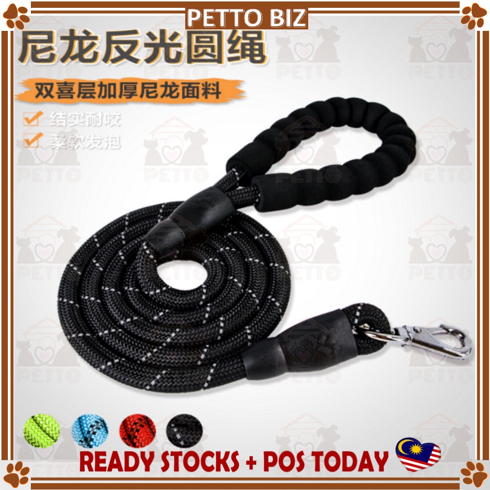 Thick Nylon Leash Dog Leash PUPPY Nylon Rope Training P Leash Slip Lead ...