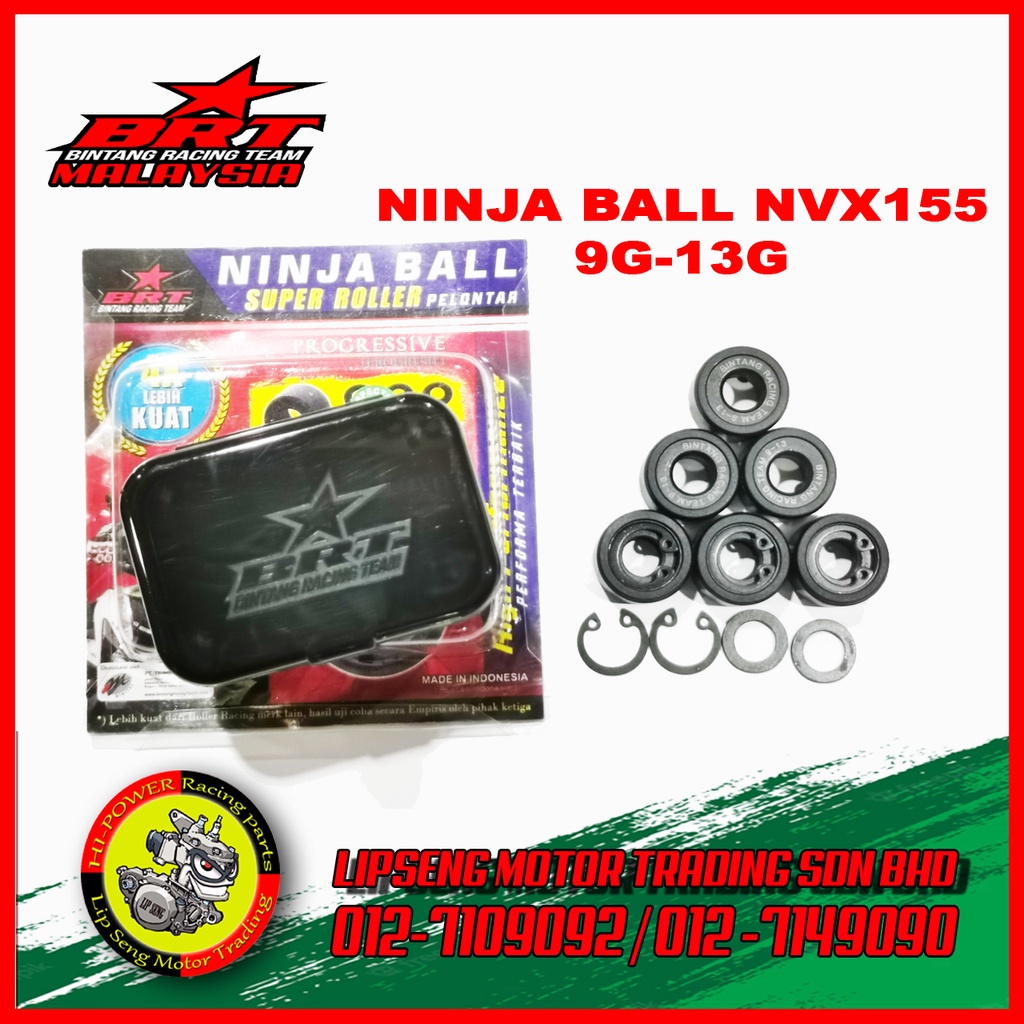 NVX155 ROLLER NINJA BALL (BRT) (9GRAM - 13GRAM) | Shopee Malaysia