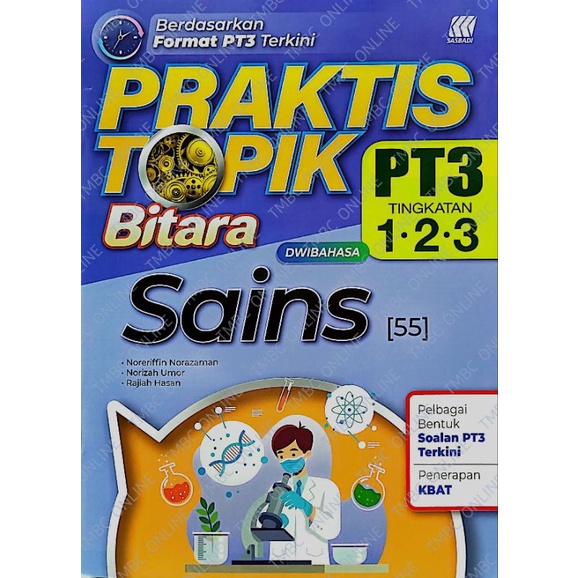 BUKU LATIHAN - PRAKTIS TOPIK BITARA PT3 TINGKATAN 1.2.3 - SASBADI | Shopee Malaysia