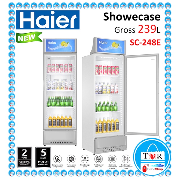 Haier Showcase Chiller SC248/ SC-248 /Trio TDC-248D /Khind KDS250 250L ...