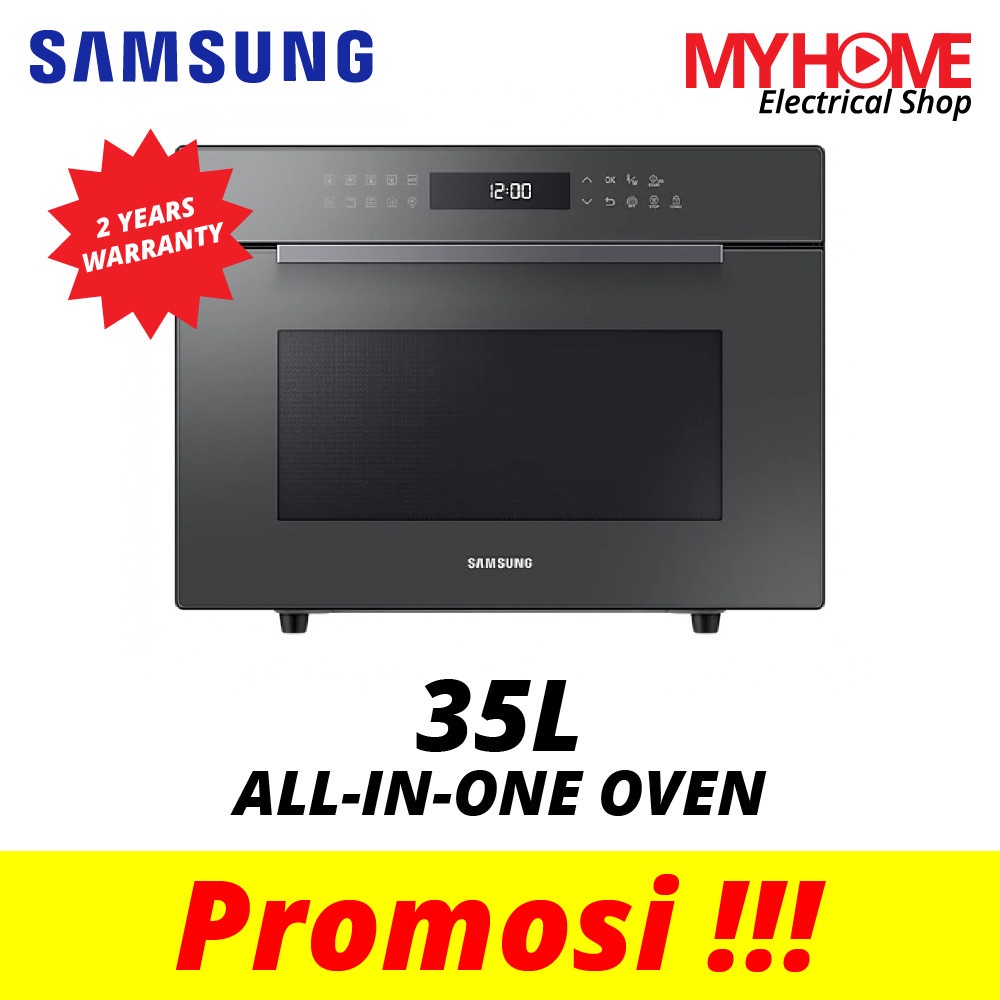 SAMSUNG 35L CONVECTION MICROWAVE OVEN WITH HOT BLAST™ (CLEAN CHARCOAL ...