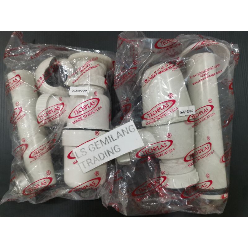 LS GEMILANG SINKI BASIN BOTTLE TRAP TECHPLAS TOILET BASIN BOTTLE TRAP ...