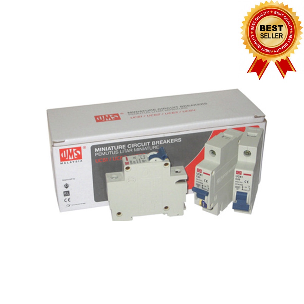 SIRIM Single Phase UMS MCB 10A/20A/32A/63A Miniature Circuit Breaker ...