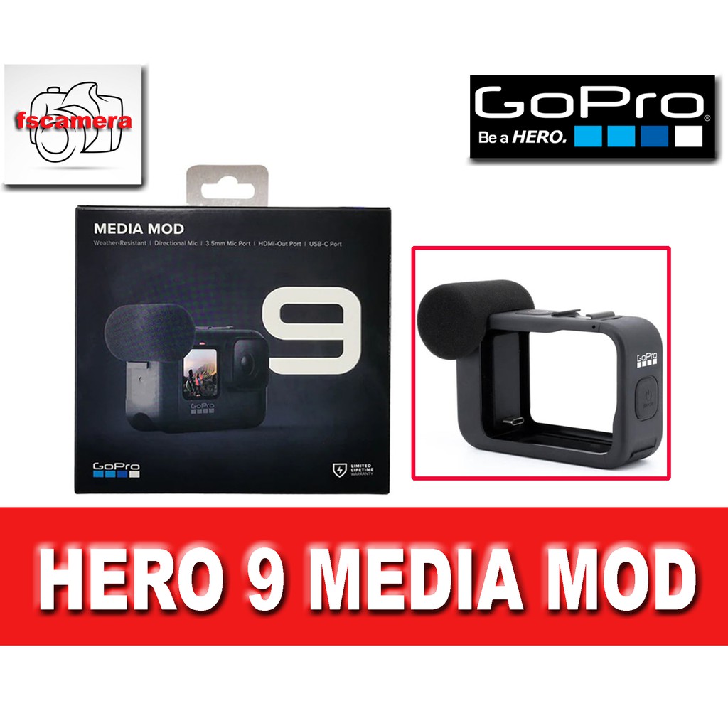 GOPRO ORIGINAL MALAYSIA MEDIA MOD HERO9 HERO10 HERO11 | Shopee Malaysia