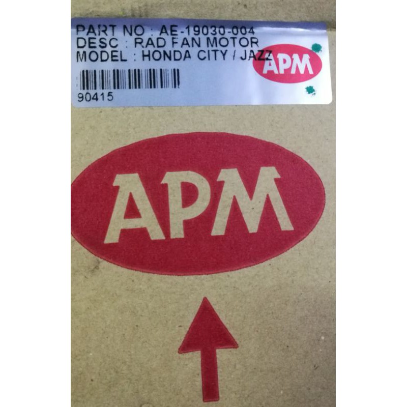 HONDA CITY 1.5L TMO(APM)09'-13'/JAZZ-TMO/ INSIGHT APM FAN MOTOR ...