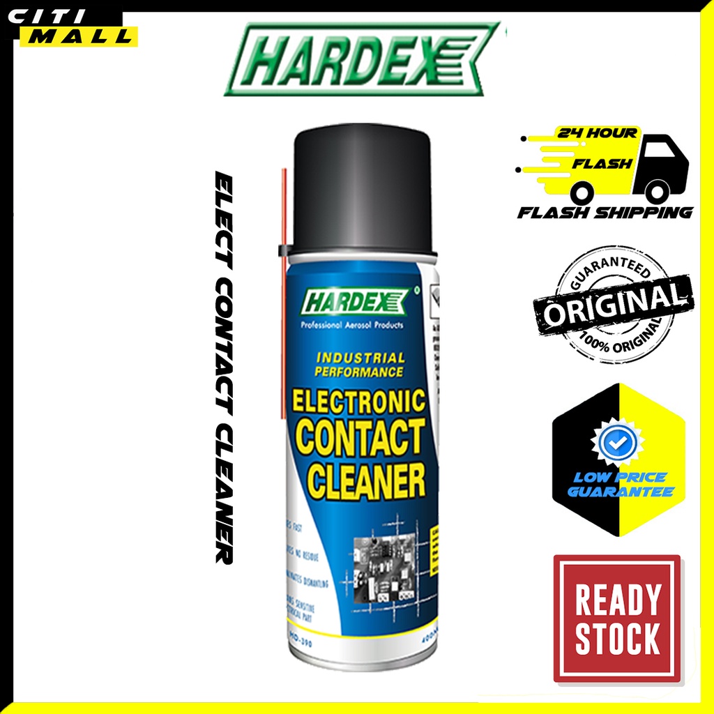HARDEX HD390 ELECTRONIC CONTACT CLEANER SPRAY 400ML INDUSTRIES | Shopee ...