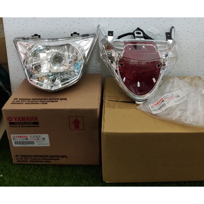 ORIGINAL HLY YAMAHA LC 135, LC V1 HEAD LAMP + TAIL LAMP/ LAMPU DEPAN + LAMPU BELAKANG 1 SET ...