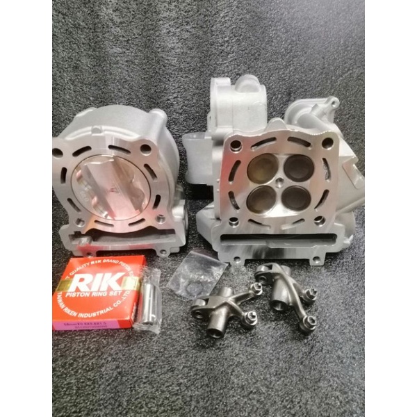 Y15/LC135 COMBO RACING CERAMIC BLOCK 68MM + SUPER HEAD 24/27MM YAMAHA ...