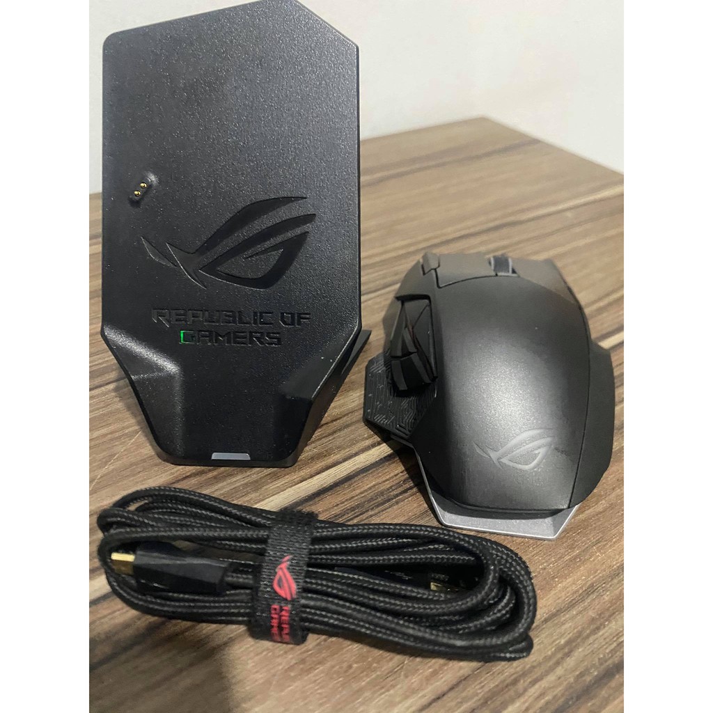 ASUS ROG Spatha Spartan Wired and Wireless Dual Mode Gaming Mouse(USED ...