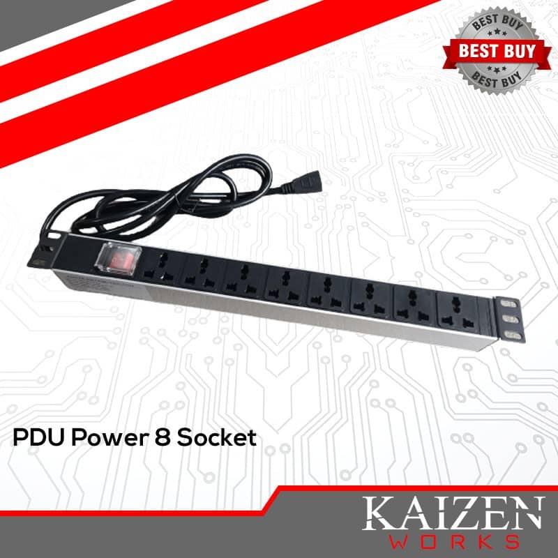 PDU Power 8 Socket Power Distribution Unit | Shopee Malaysia