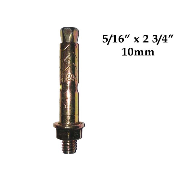 SYW Sleeve Anchor 8MM 10MM 12MM 16MM (1 PCS) Iron Metal Wall Plug Screw ...