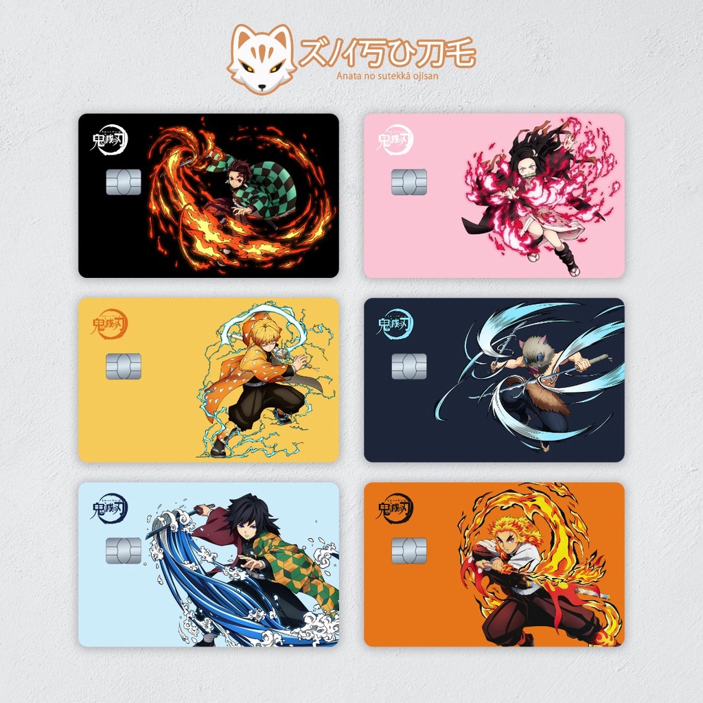 Demon Slayer Card Sticker | Shopee Malaysia