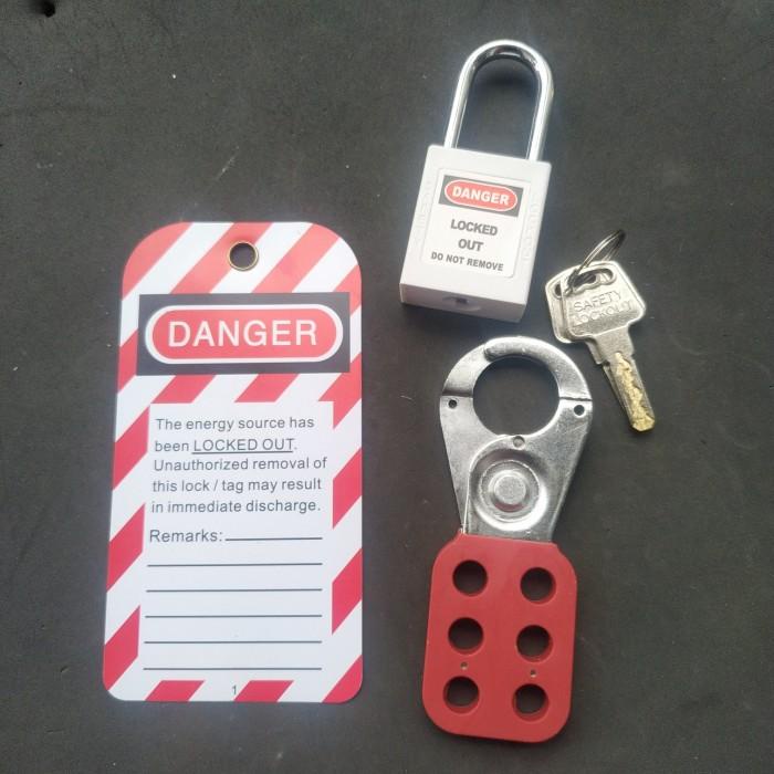 Lockout TAGOUT KIT with Hasps, Loto Tags, Red Safety Padlocks ...