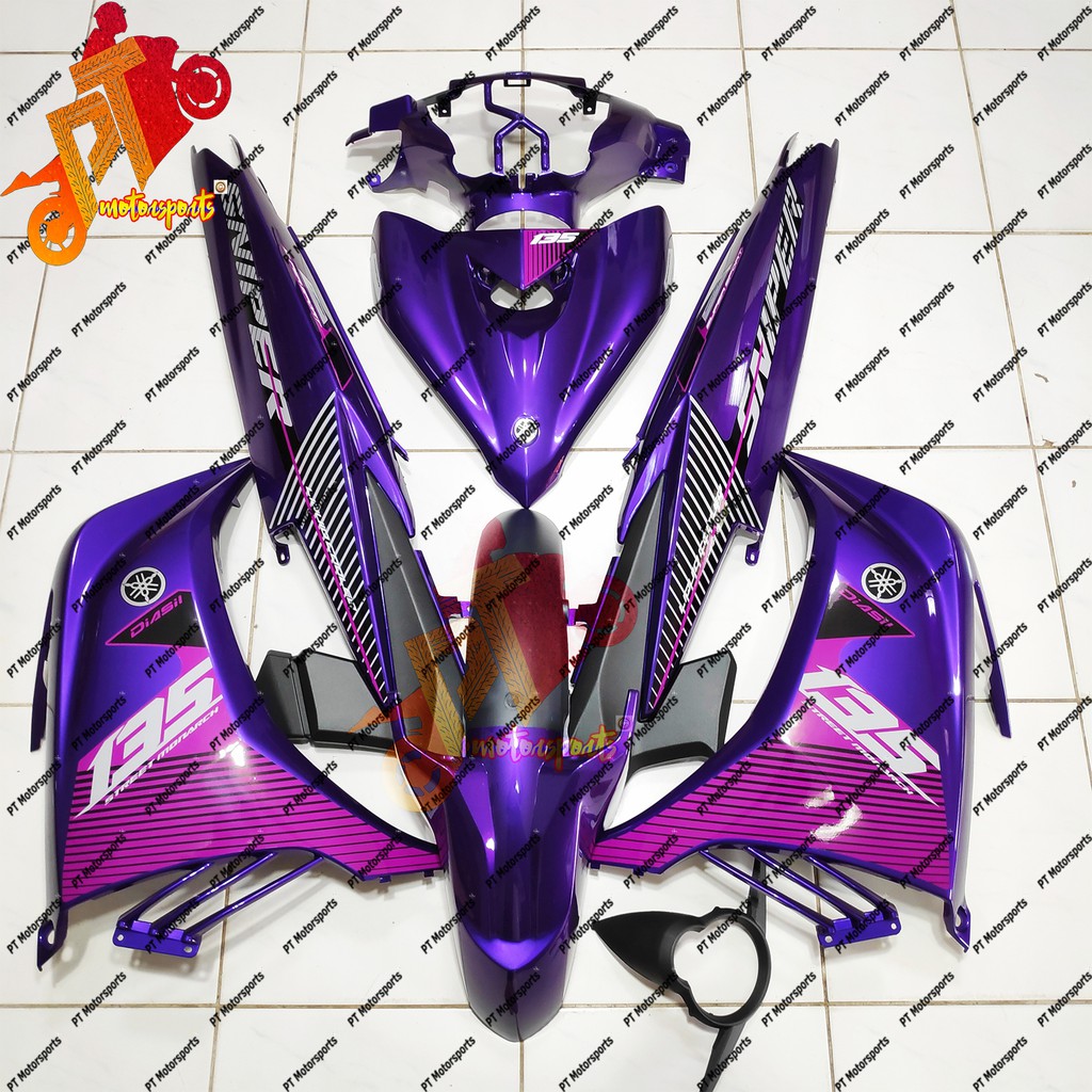 Yamaha Lc 135 Cover Set Purple Sniper Purple Violet V2 V3 V4 V5 V6 ...