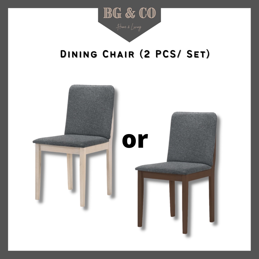 [2 PCS] OKASI Kerusi Makan Dining Chair Modern Dinning Chair Kerusi ...