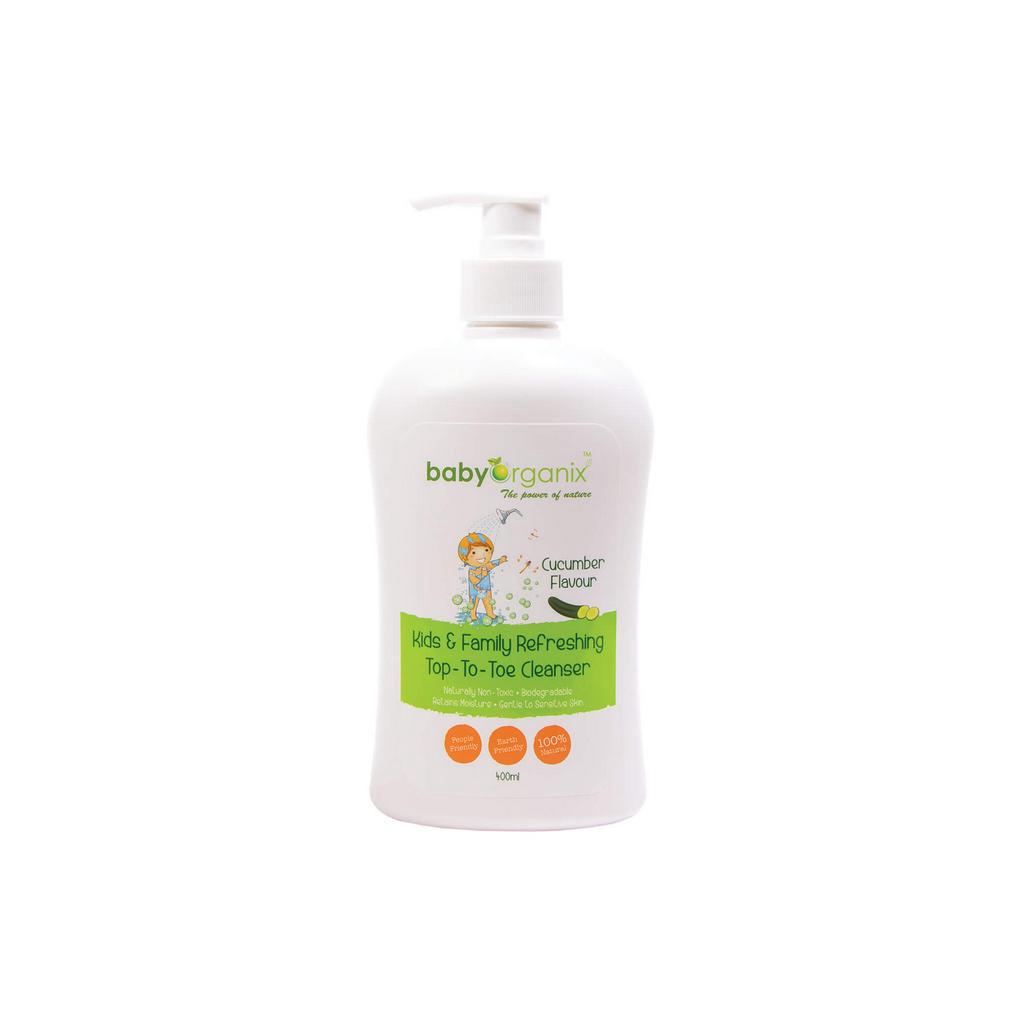 BABY ORGANIX Kids & Family Top To Toe - Cucumber (400ml) | Shopee Malaysia