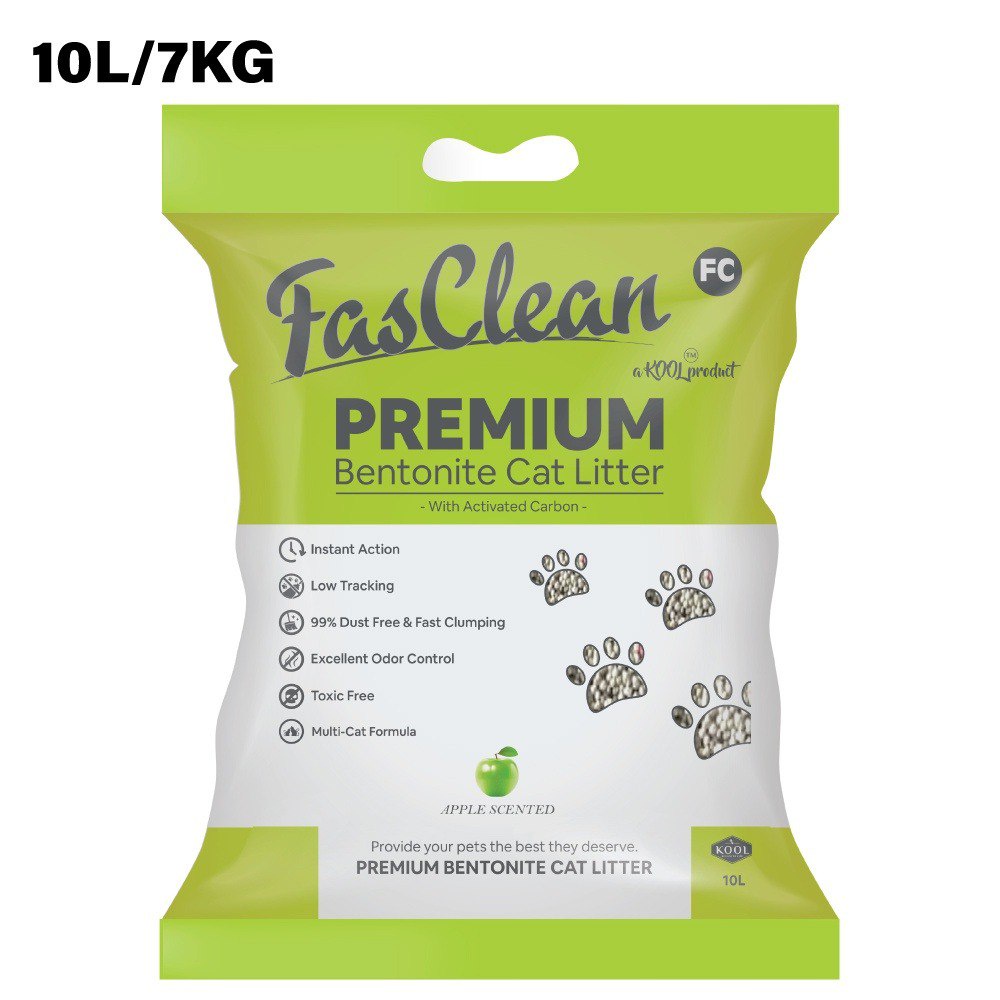 🐱 10L FAS CLEAN NATURAL BENTONITE FAS CLEAN PREMIUM BENTONITE CAT ...
