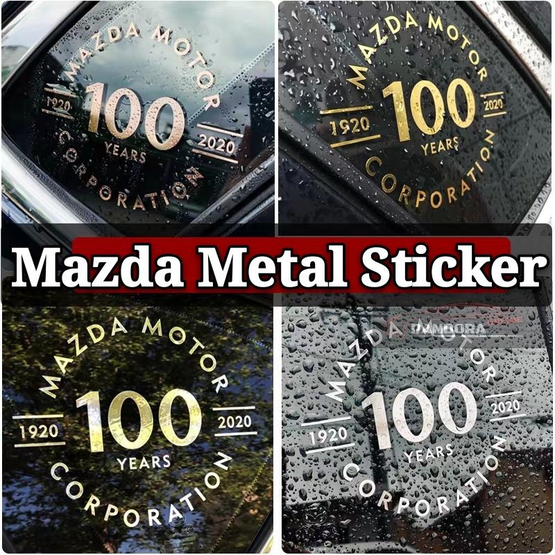 Mazda 100Th Anniversary Metal Sticker | Shopee Malaysia