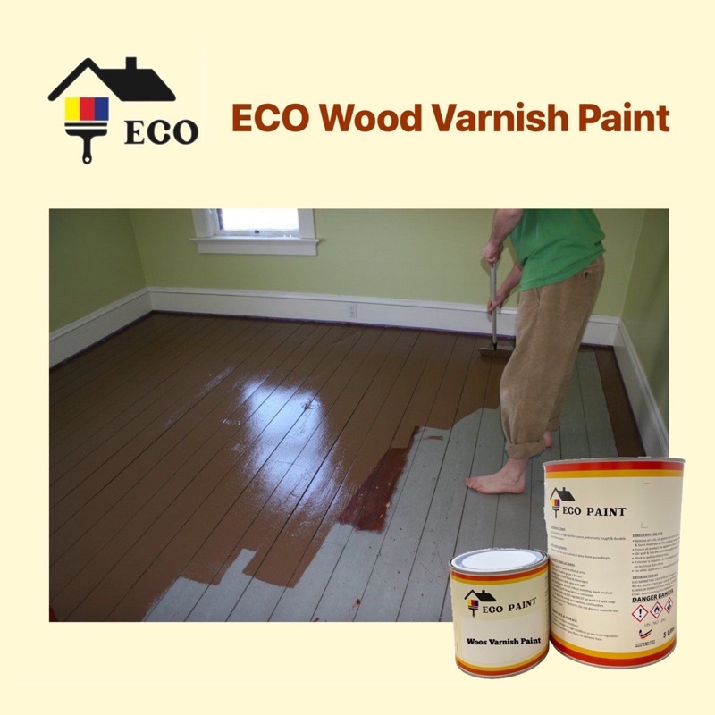1L & 5L ECO WOOD VARNISH GLOSS FINISH | Shopee Malaysia