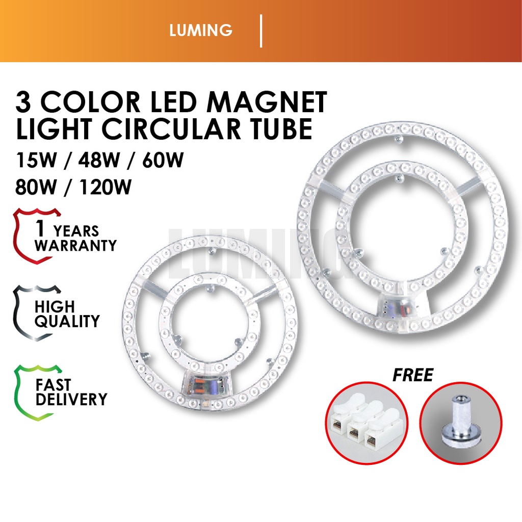 LMG_ LED 3 Colors Magnet Light 15W-120W Module Circular Ring Down ...