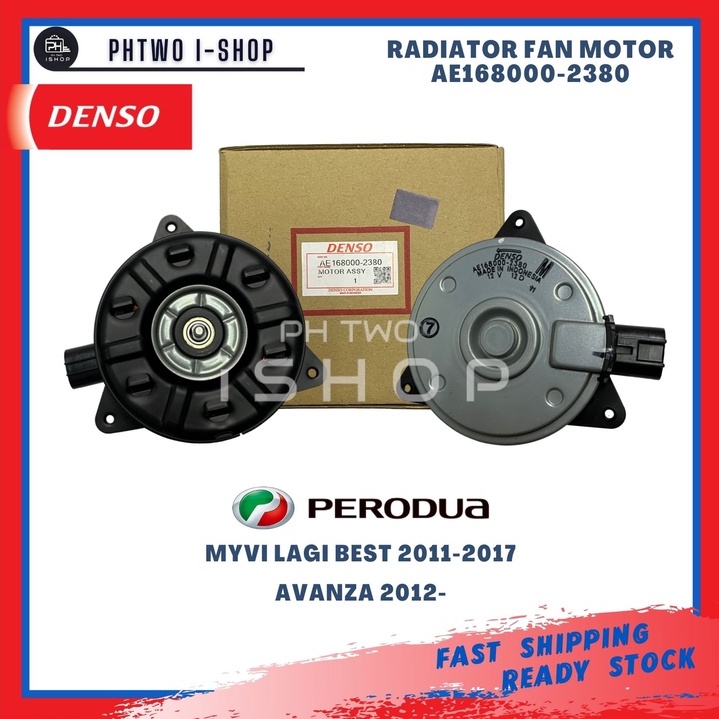 DENSO RADIATOR FAN MOTOR - PERODUA MYVI LAGI BEST 2011-2017 AVANZA 2012 ...