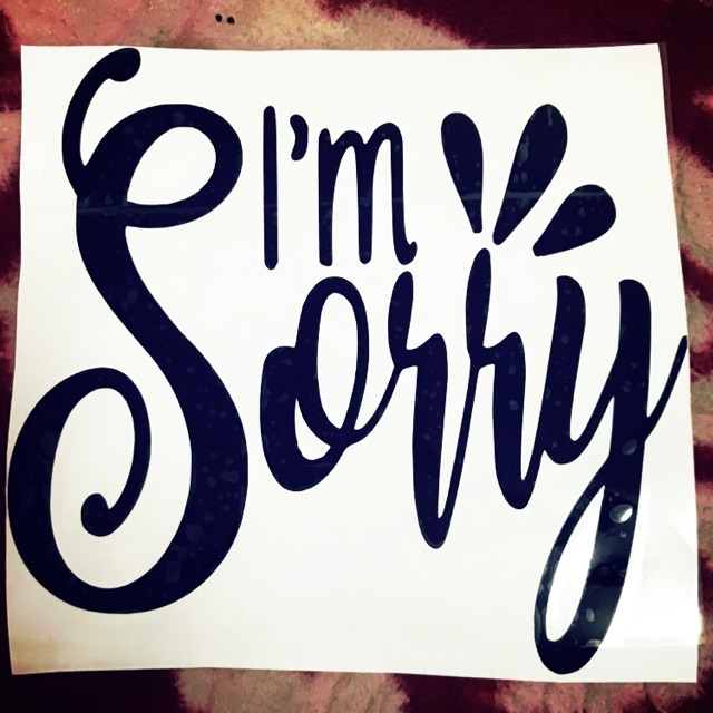 Im Sorry Balloon Sticker | Shopee Malaysia