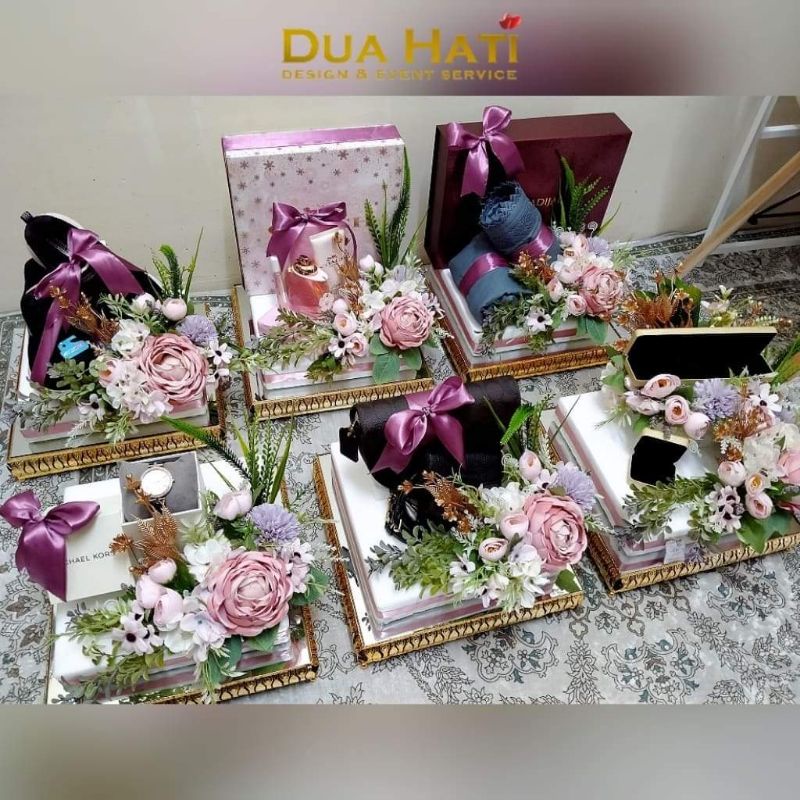 Dulang Hantaran Bunga Par Kahwin Nikah Tunang Wedding | Shopee Malaysia
