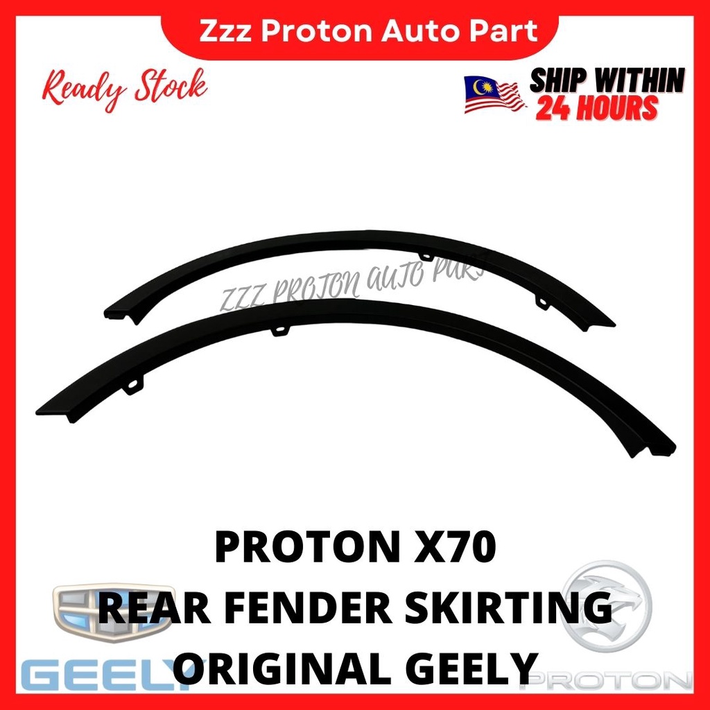 Ready Stock Proton X70 Rear (Back) (Belakang) Fender Skirting Original ...