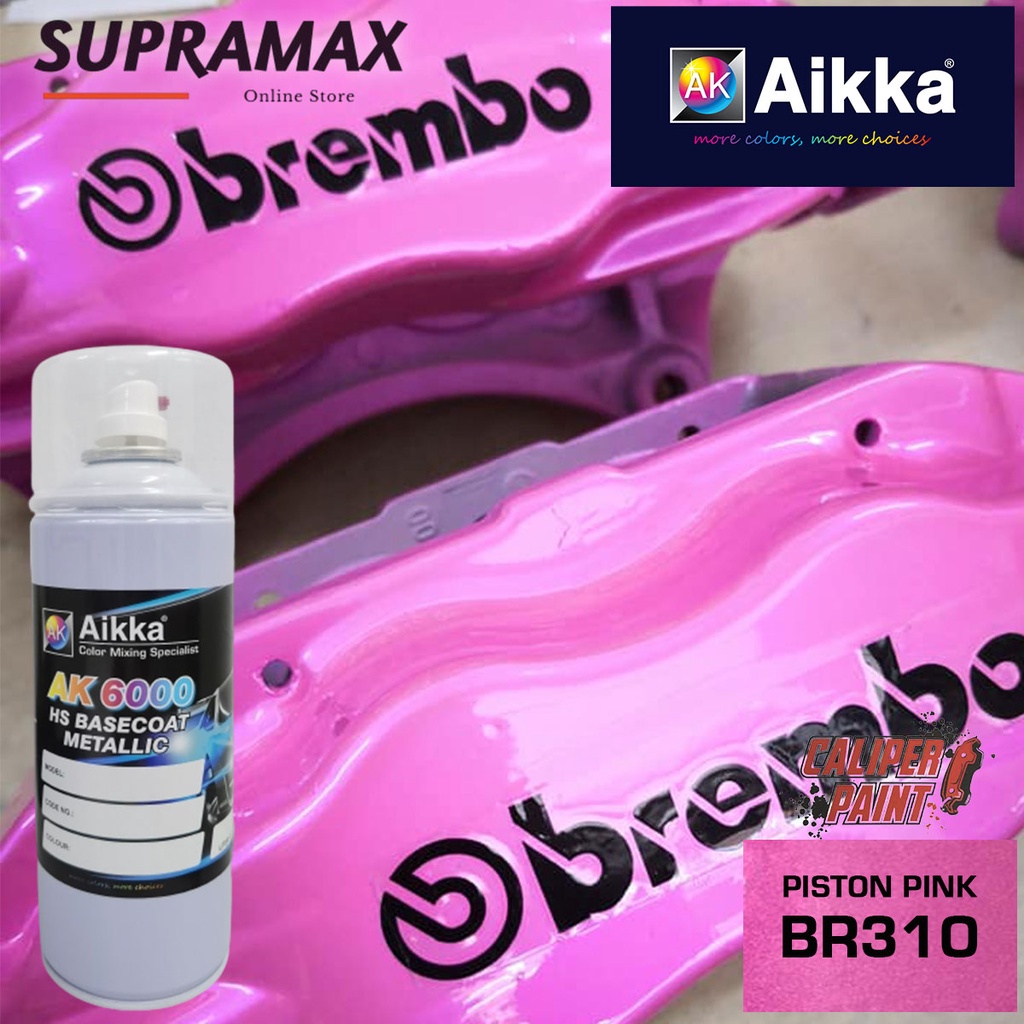 [Brake Caliper Paint PISTON PINK BR310] AIKKA Brake Caliper Paint Tahan ...
