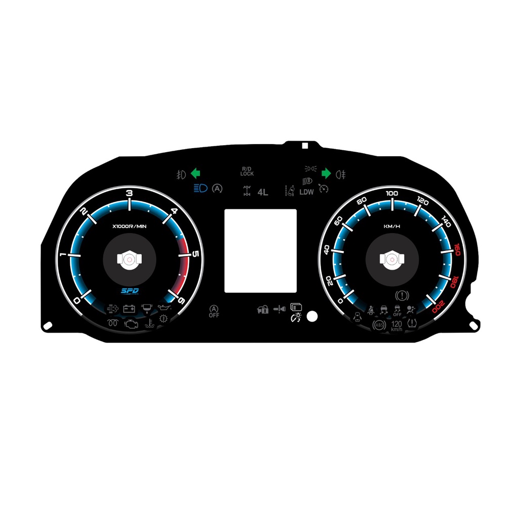 [PRE ORDER] Faceplate Overlay Panel Instrument Cluster Speedometer ...