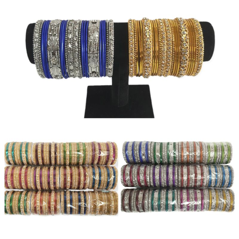 Very Big Size Fancy Indian Metal Bangle Bollywood Bangles Gelang Besar ...