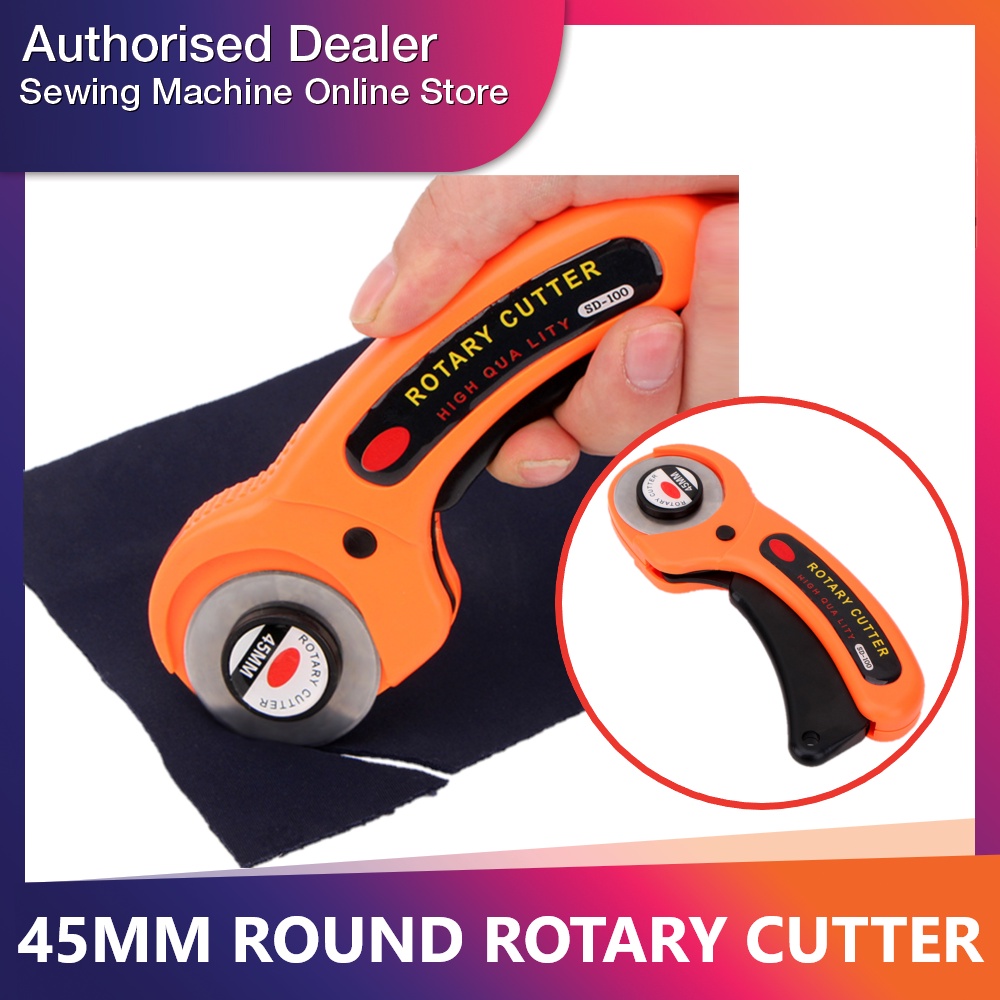 🔥READY STOCK 🔥 45mm Tool Patchwork Fabric Leather Rotary Cutter / Alat Jahitan | Shopee Malaysia