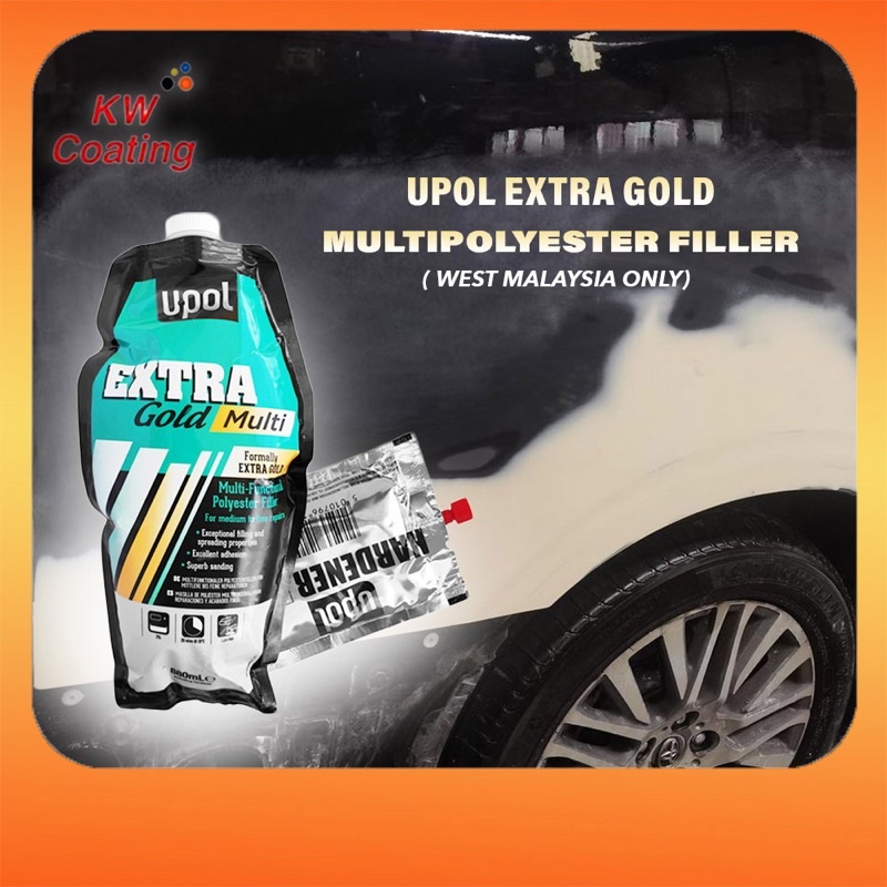 Upol Extra Gold Multi Filler High Temperature Car putty Simen Besi Body ...