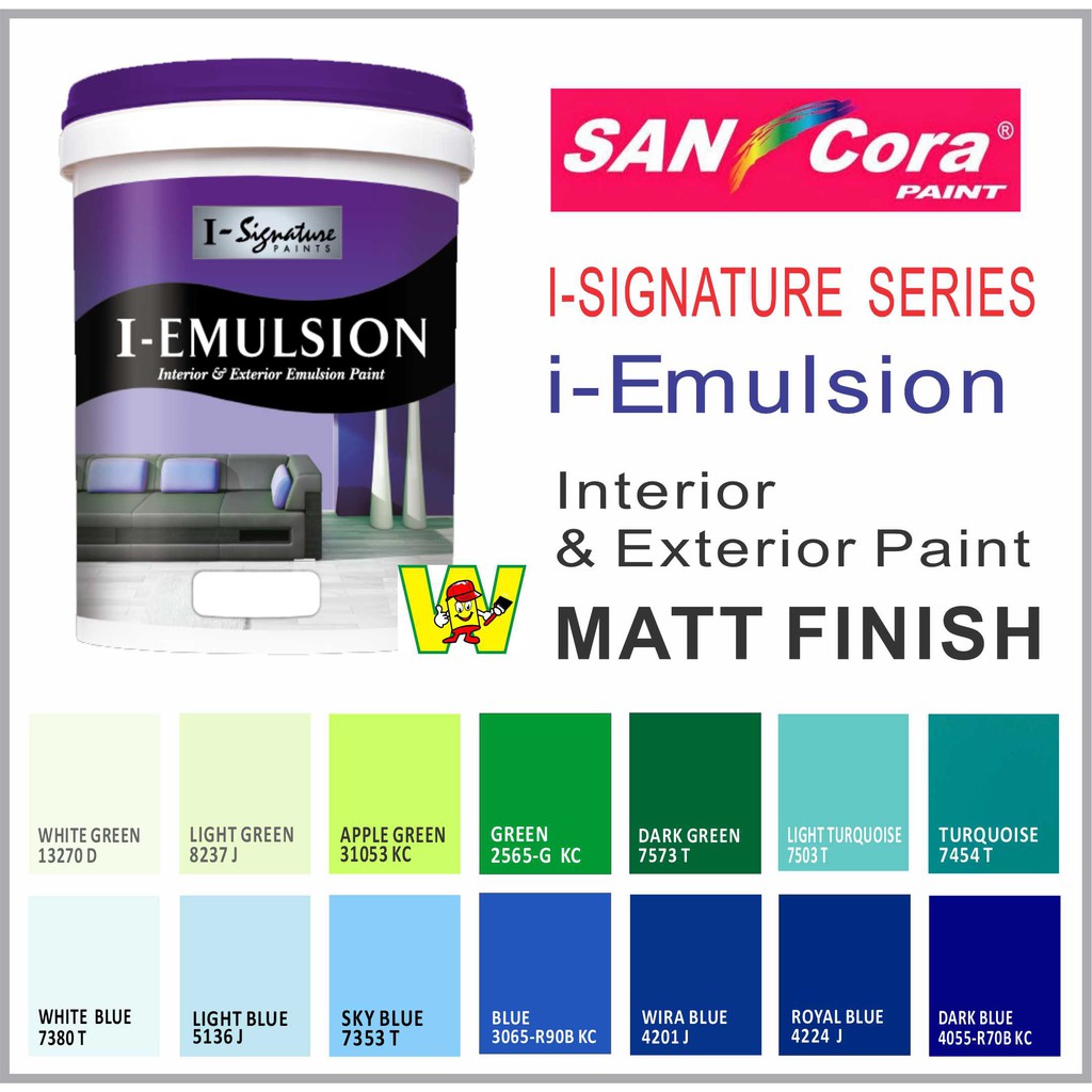 5L / 5 LITER ( I-EMULSION SANCORA ) I-SIGNATURE SERIES 🏠 INTERIOR ...